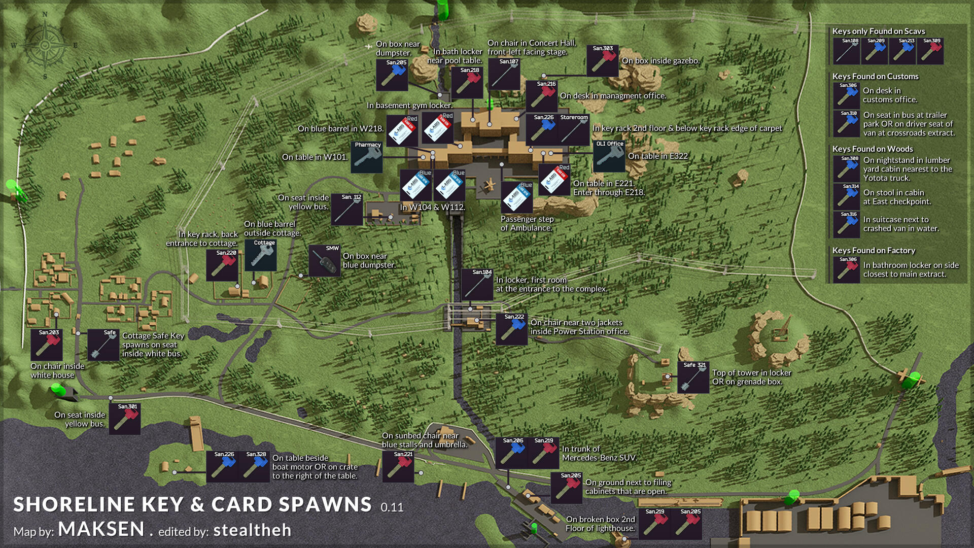 Escape From Tarkov Shoreline Keys Guide | Gamer Journalist