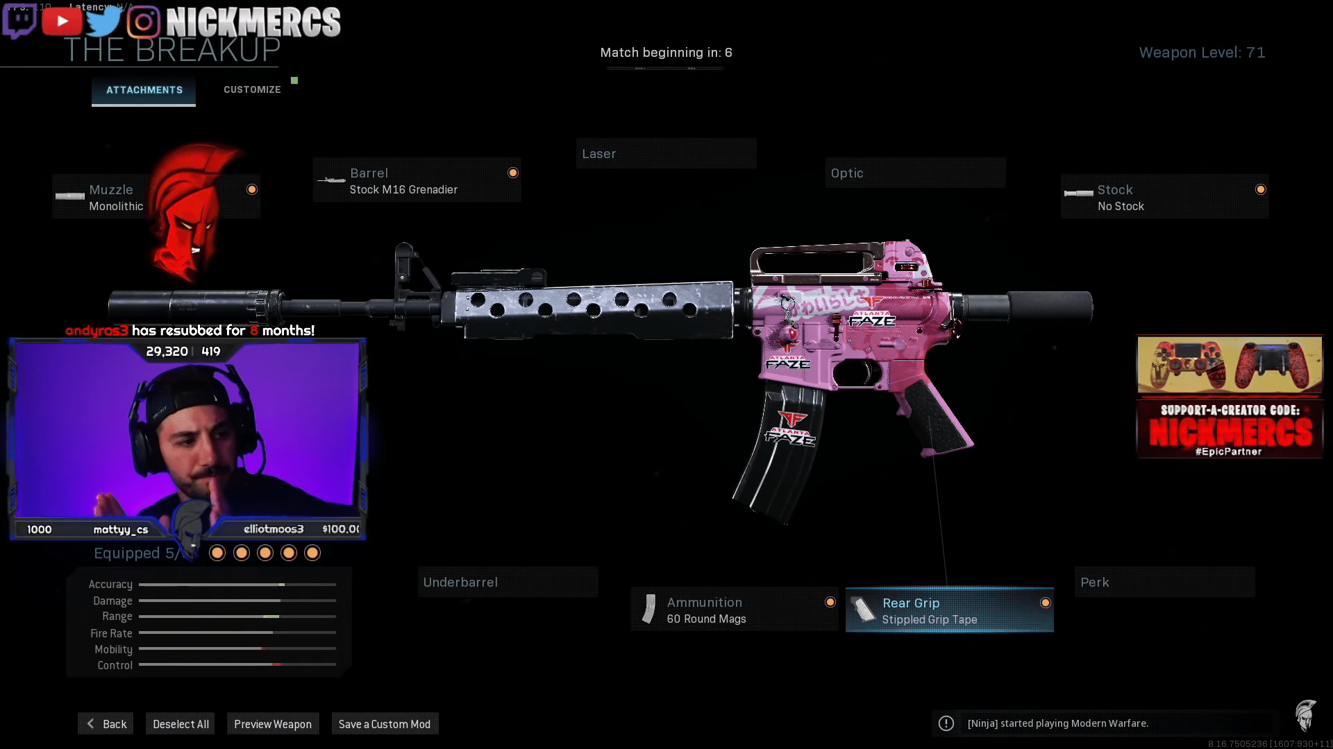 Nickmercs Warzone Loadout | Gamer Journalist