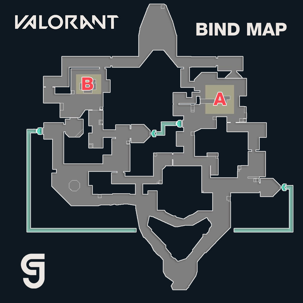 VALORANT Map Overviews: Bind, Haven, Split, and Ascent