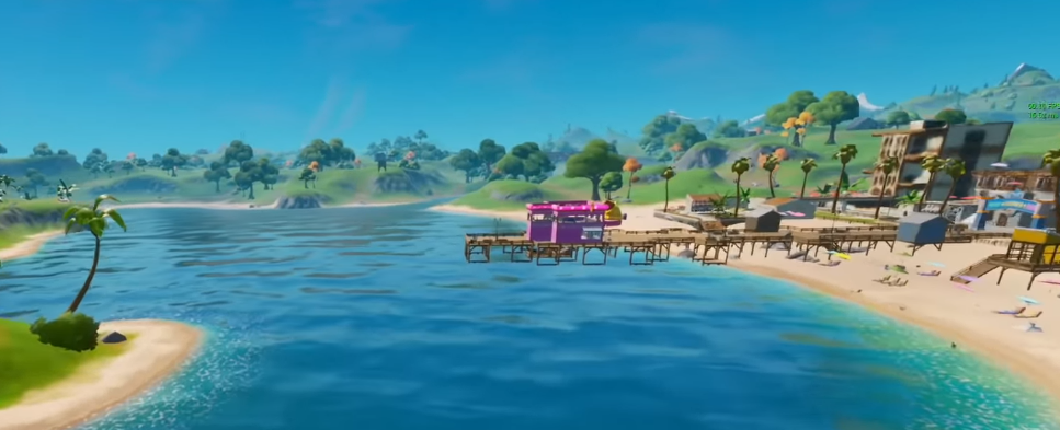 Visit The Shark, Rapid's Rest, and Gorgeous Gorge Location in Fortnite