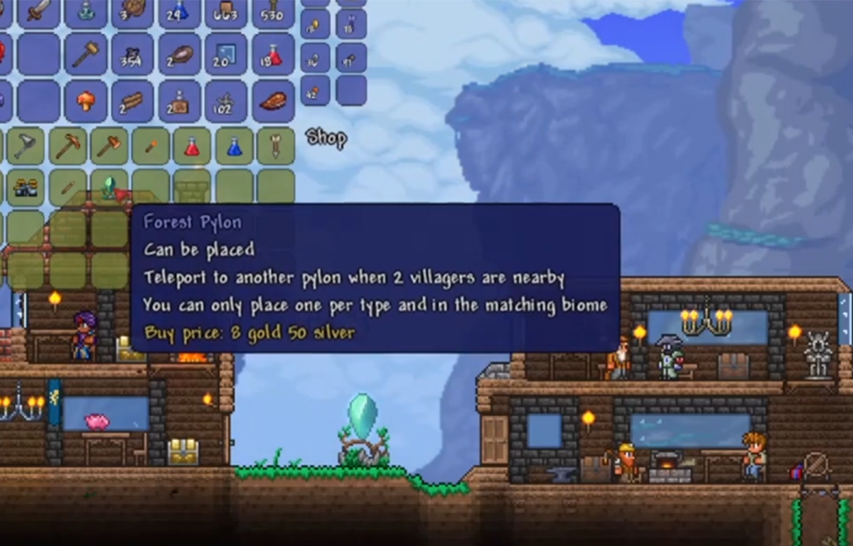 How to get and use Pylons in Terraria | Gamer Journalist
