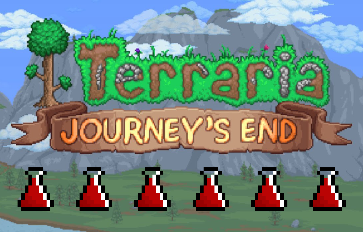 How to make health potions in Terraria Journey's End | Gamer Journalist
