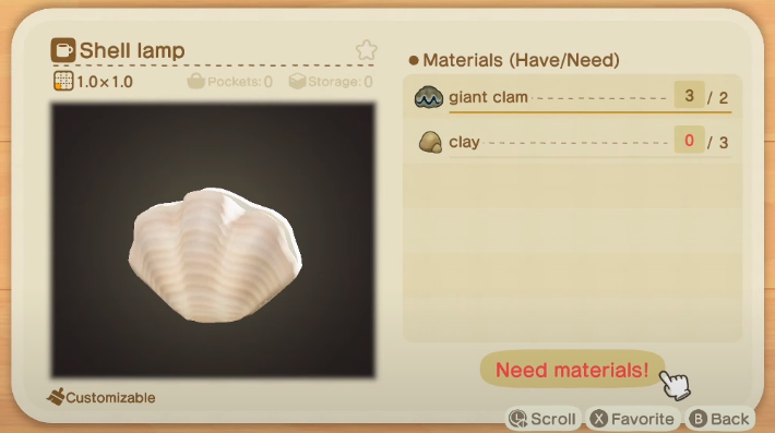 Shell Recipes in Animal Crossing New Horizons - Gamer Journalist
