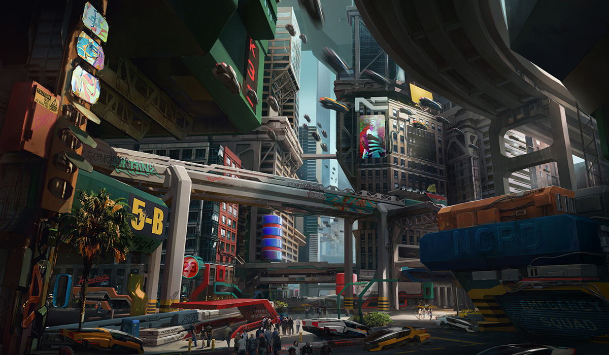 Cyberpunk 2077 map: Night City Districts and Metro System