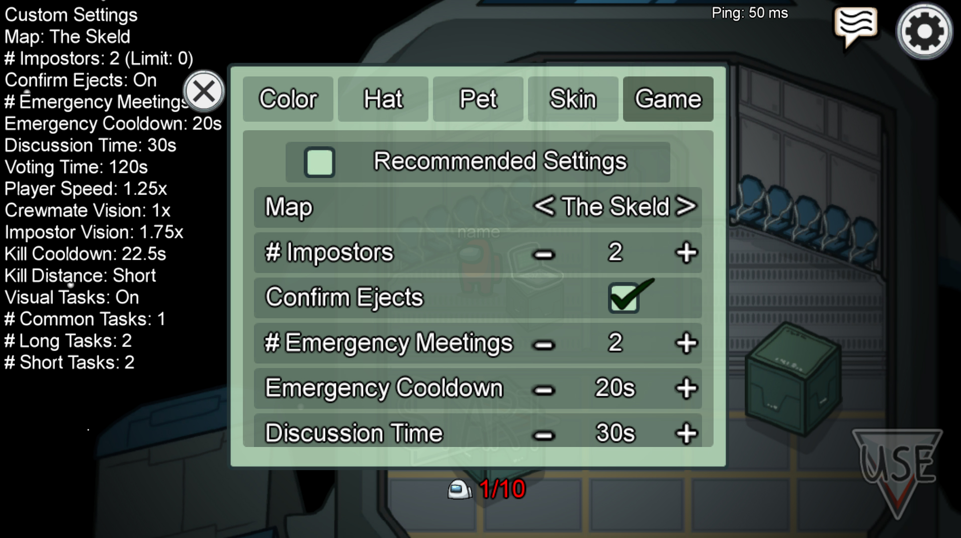 Best settings to use in Among Us | Gamer Journalist