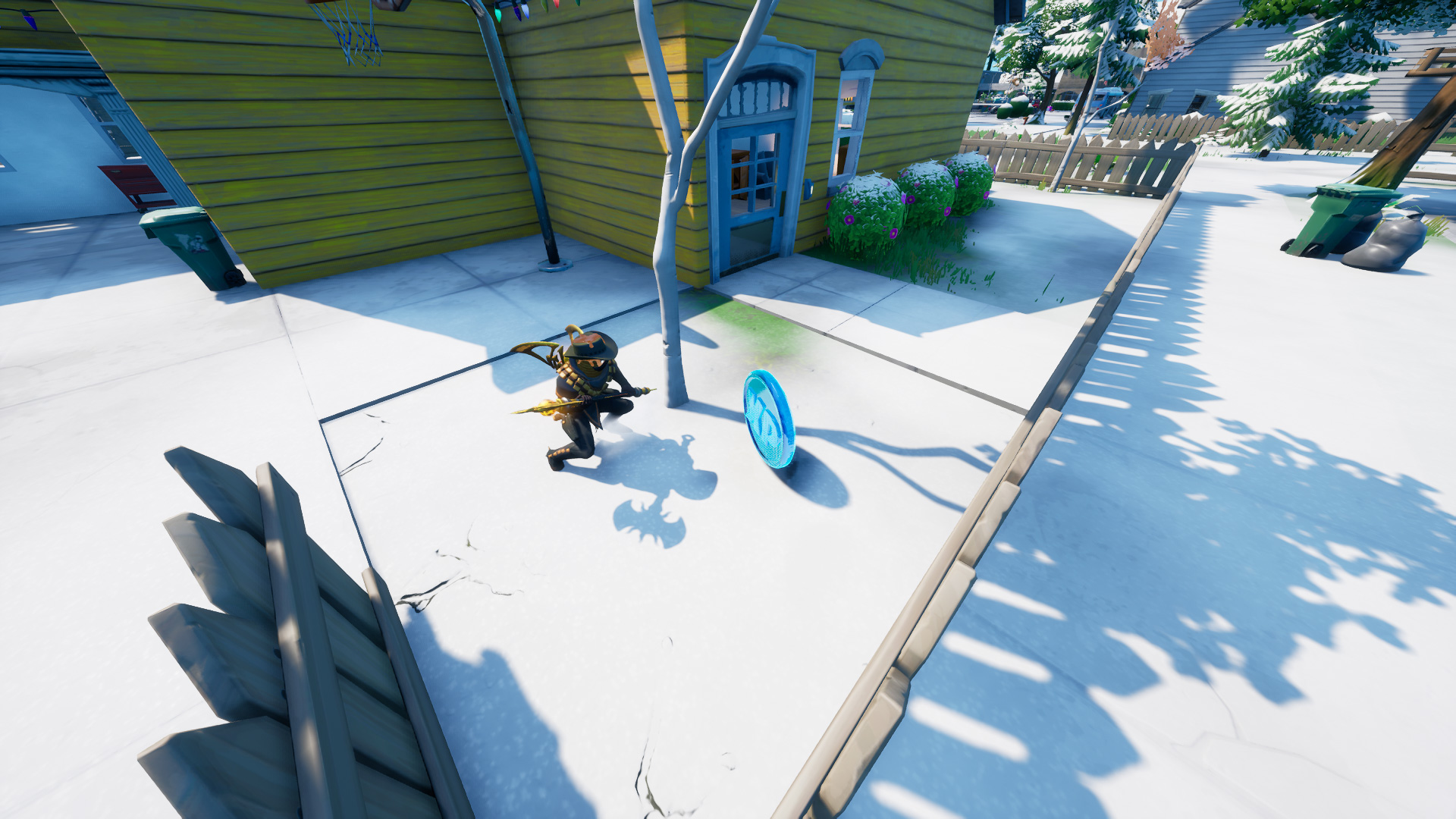 How to find the Buried Blue Coin in Retail Row Location in Fortnite