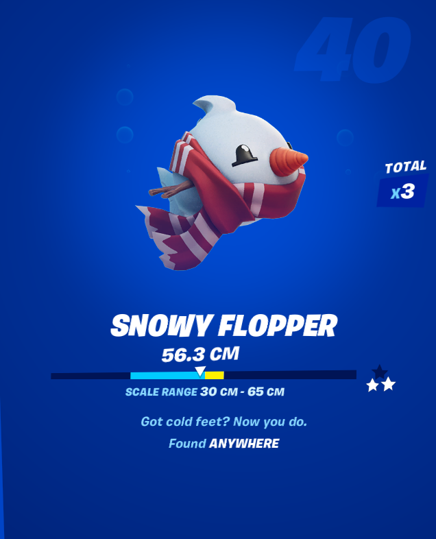 Where to Catch a Snowy Flopper in Fortnite | Gamer Journalist