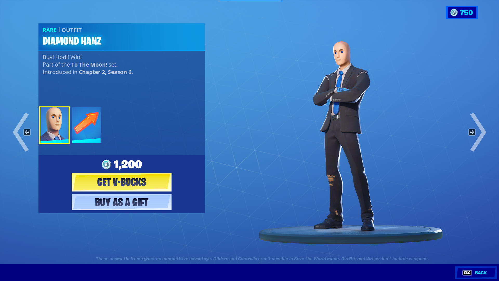 Fortnite honors WallStreetBets for April Fools' Day with Diamond Hanz skin