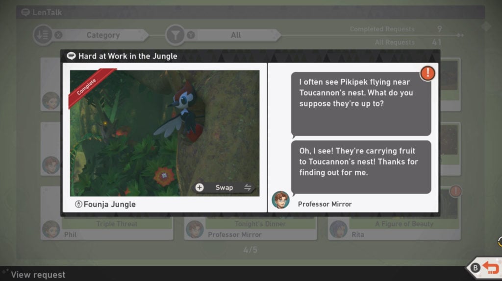 How to Complete Hard at Work in the Jungle in New Pokemon Snap