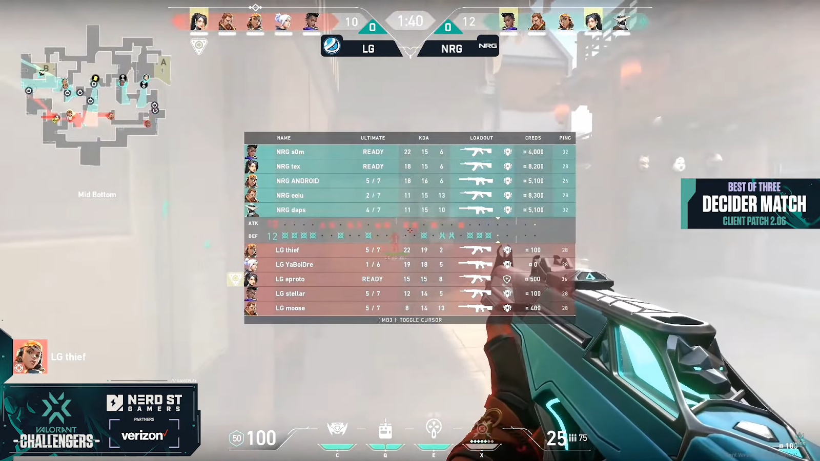 Valorant: NRG Clinch Close Match Against LG | Gamer Journalist
