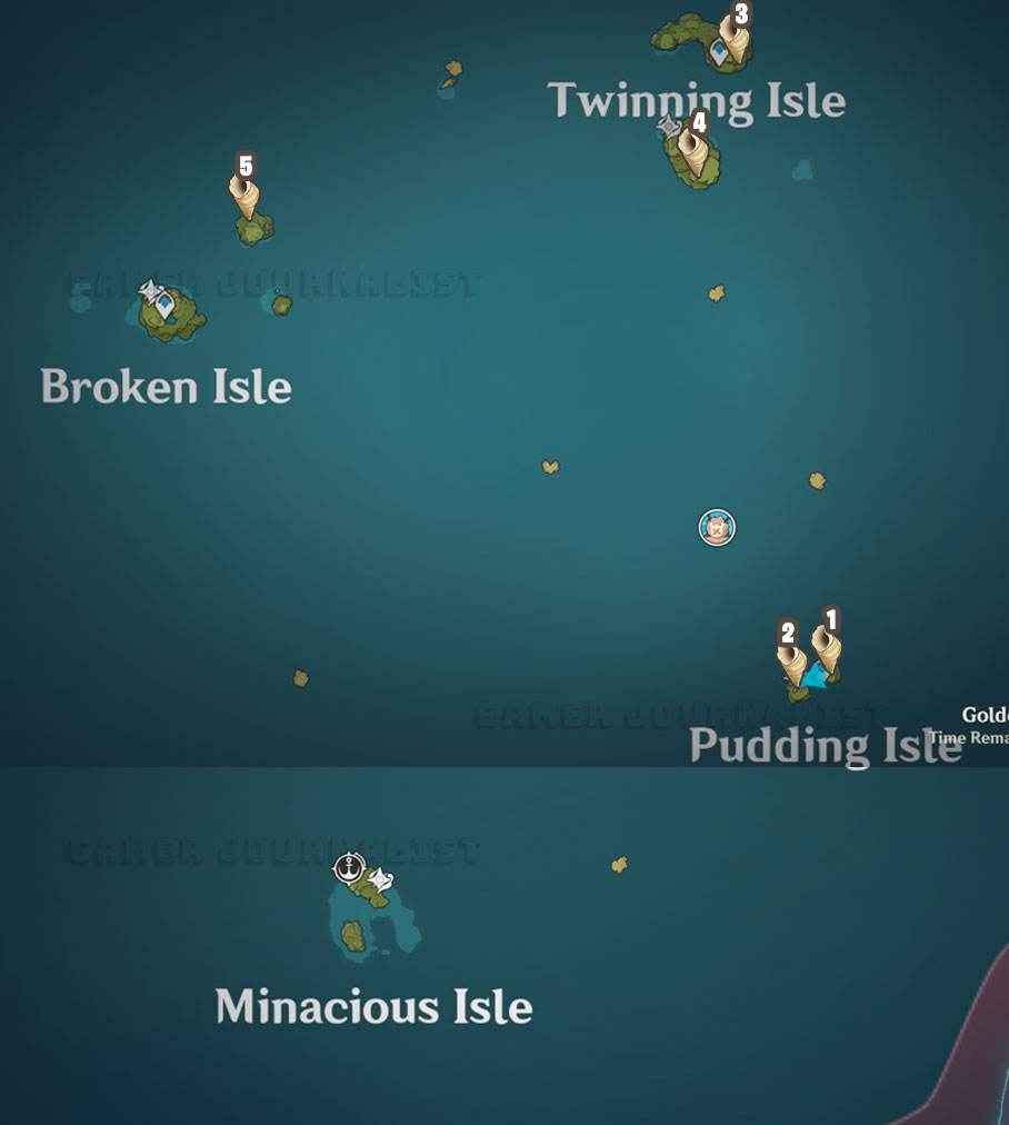 Genshin Impact Echoing Conches Locations - Echoing Tales Guide