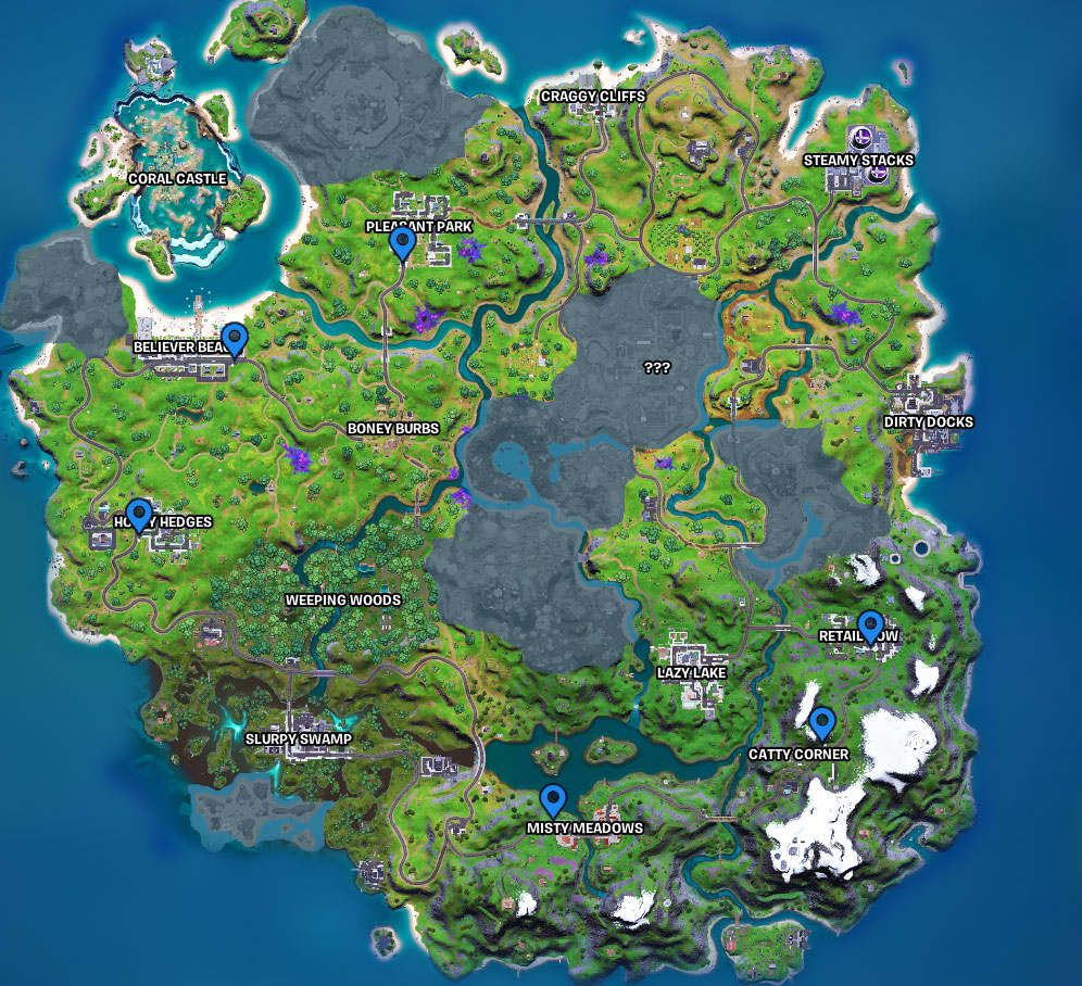 Payphone Locations in Fortnite Chapter 2 Season 7 | Gamer Journalist