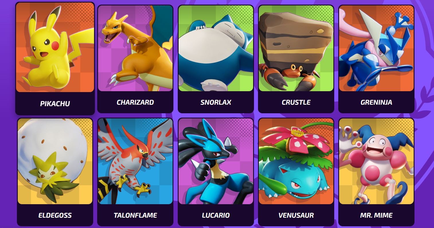 What are the Pokémon UNITE Playable Characters | Gamer Journalist