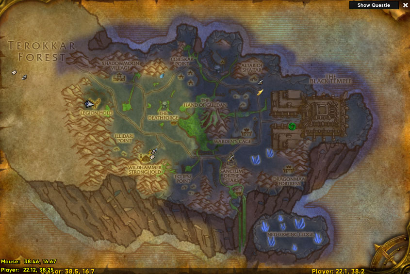Fel Armament and Mark of Sargeras Farm Location in TBC Classic