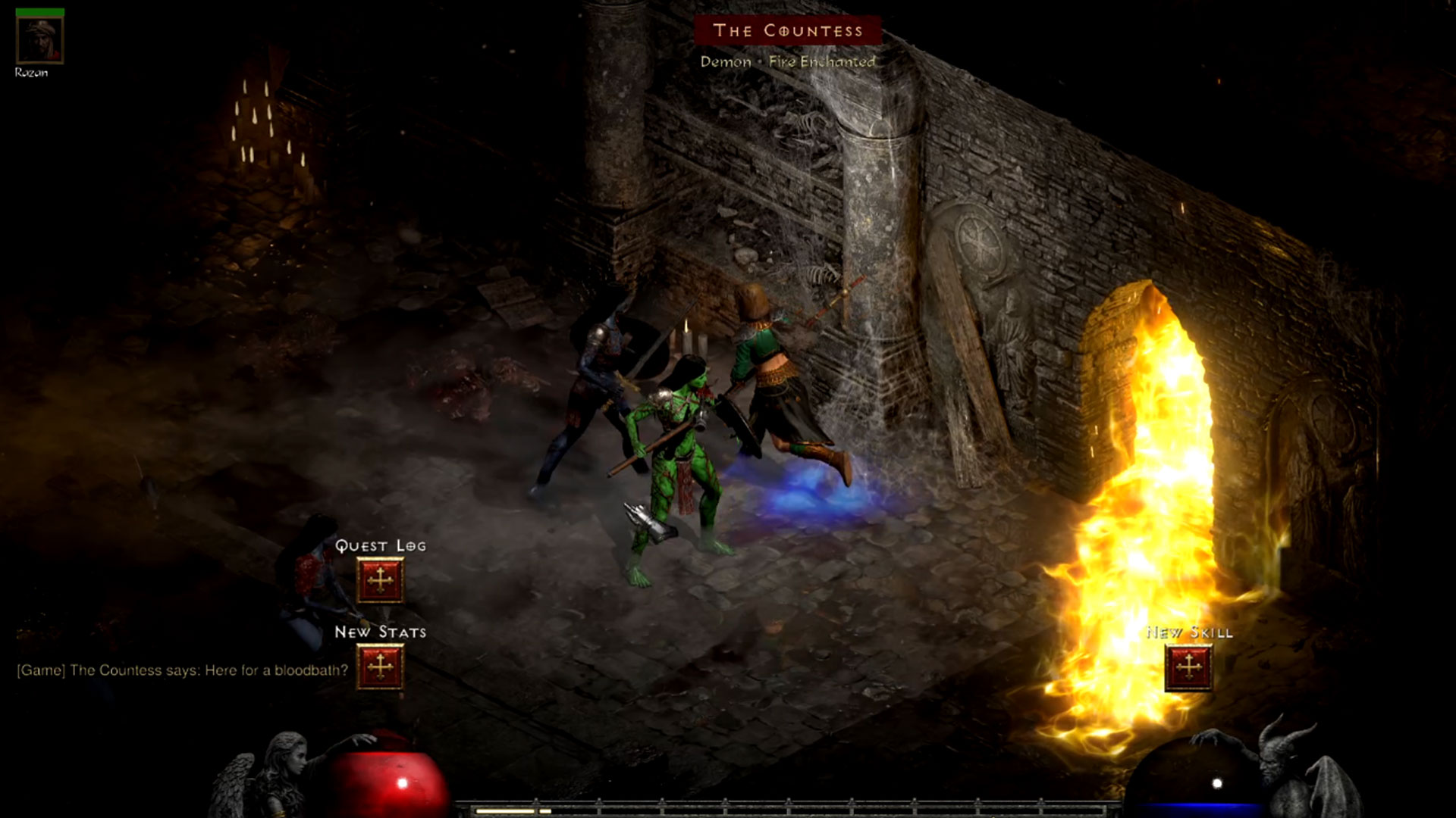 Diablo 2 Resurrected: The Countess Location and Runes Drop Table