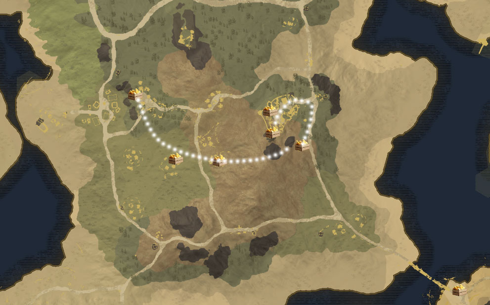 New World Provisions Crates Locations and Farm Routes