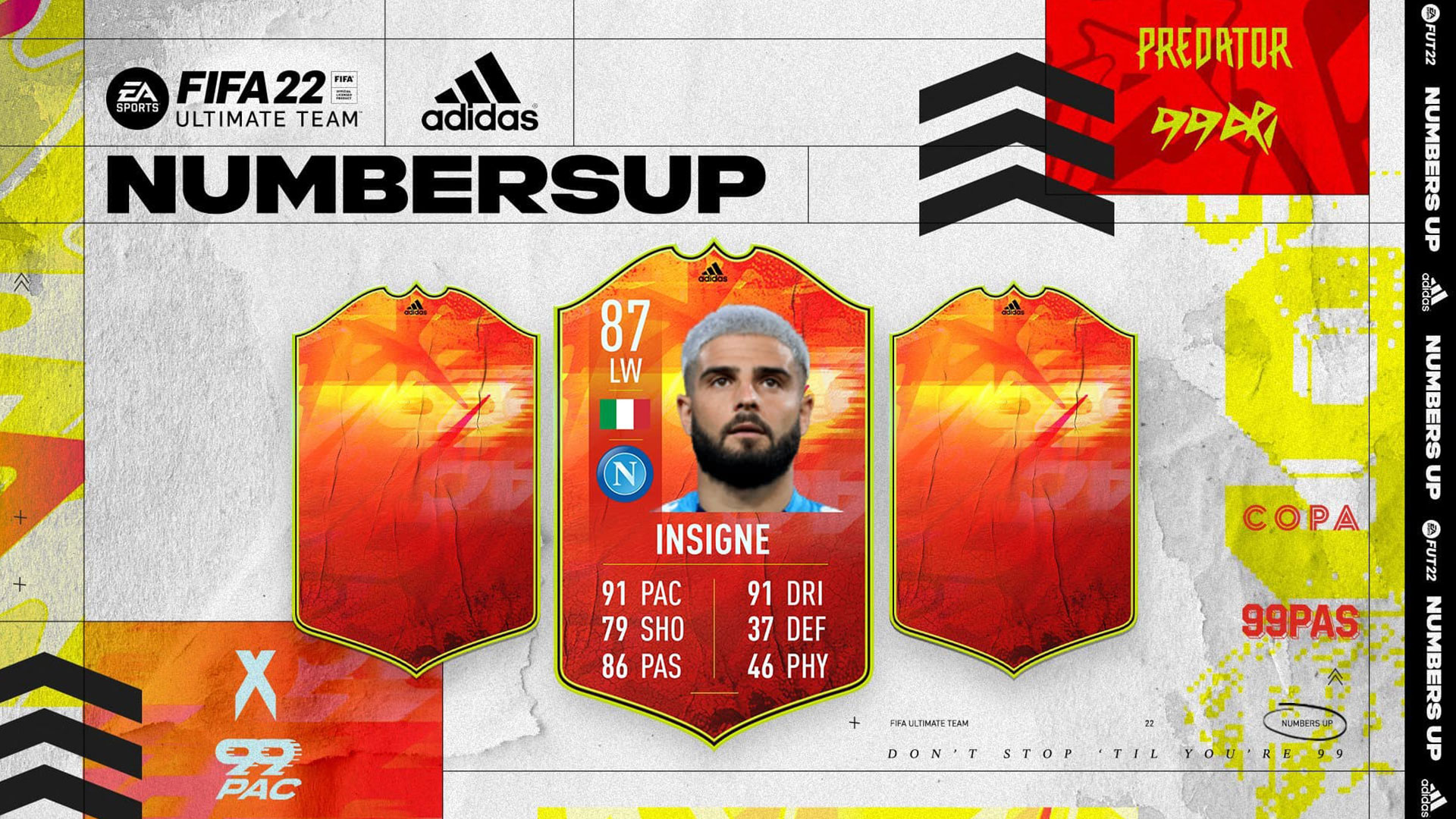FIFA 22: Lorenzo Insigne NUMBERSUP SBC Requirements and Solutions