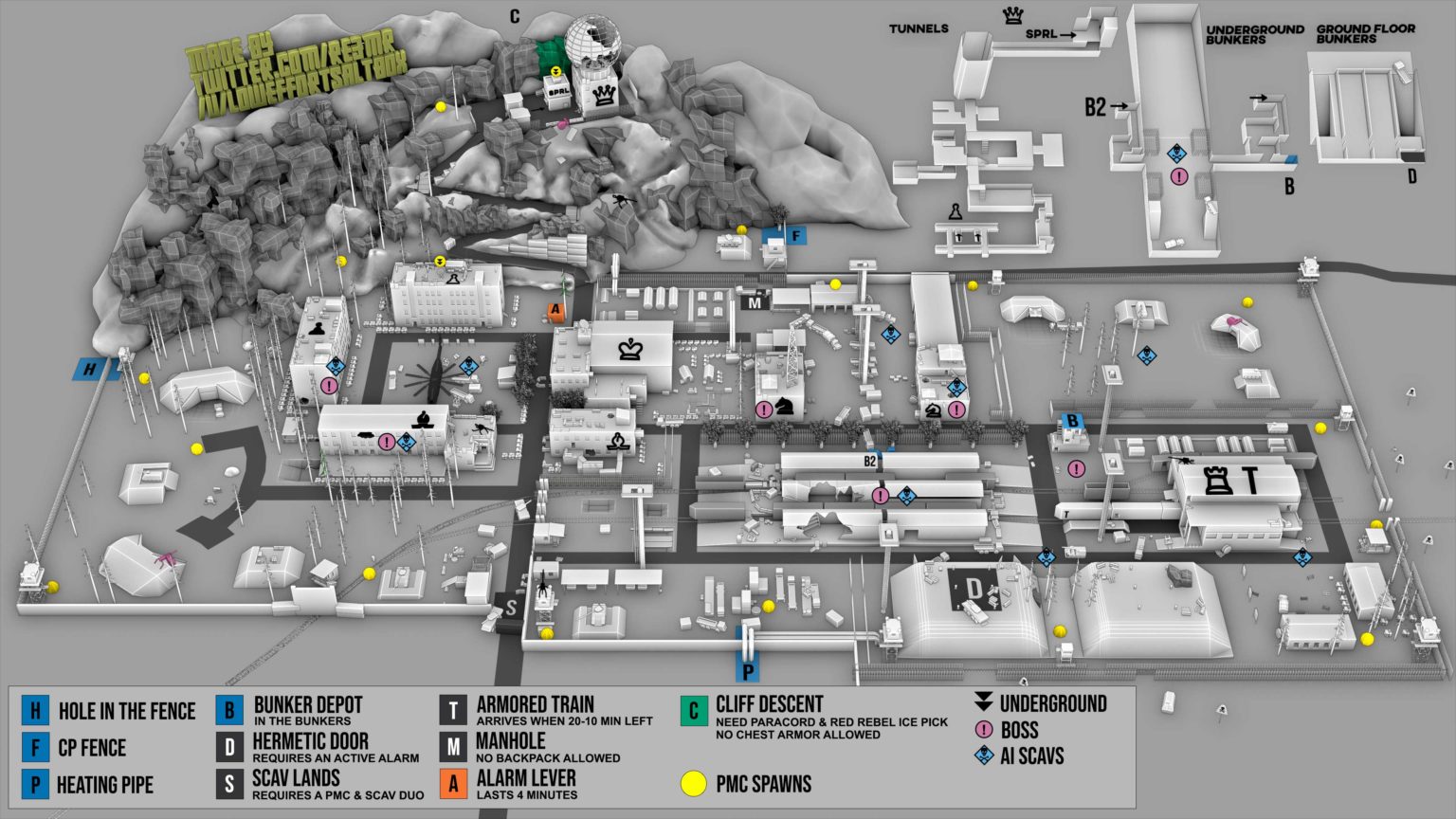 Escape From Tarkov Reserve Map Guide (2021) | Gamer Journalist