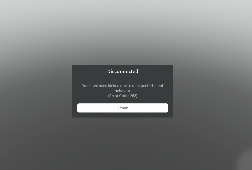 How To Fix Roblox Error Code 268