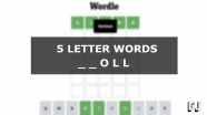 5 Letter Words Ending With OLL Wordle Guides Gamer Journalist 5 Letter Words Ending With OLL Wordle Guides Gamer Journalist