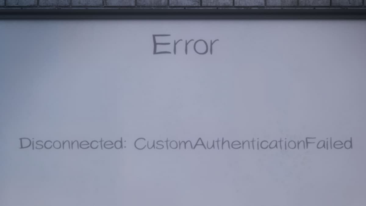 How To Fix Phasmophobia Custom Authentication Failed | Gamer Journalist