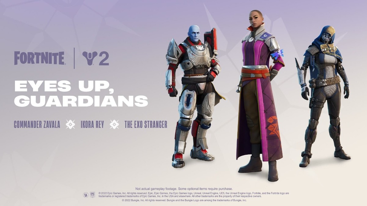 All Skins and Maps Included in Destiny 2 Fortnite Crossover | Gamer ...