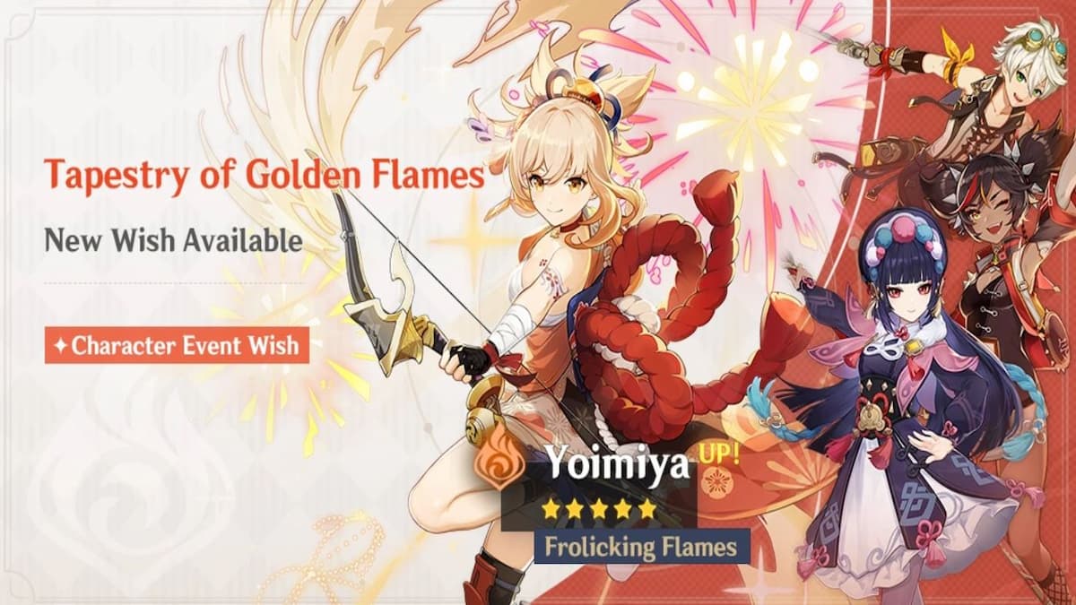 All Tapestry of Golden Flames Event Characters and Weapons in Genshin ...