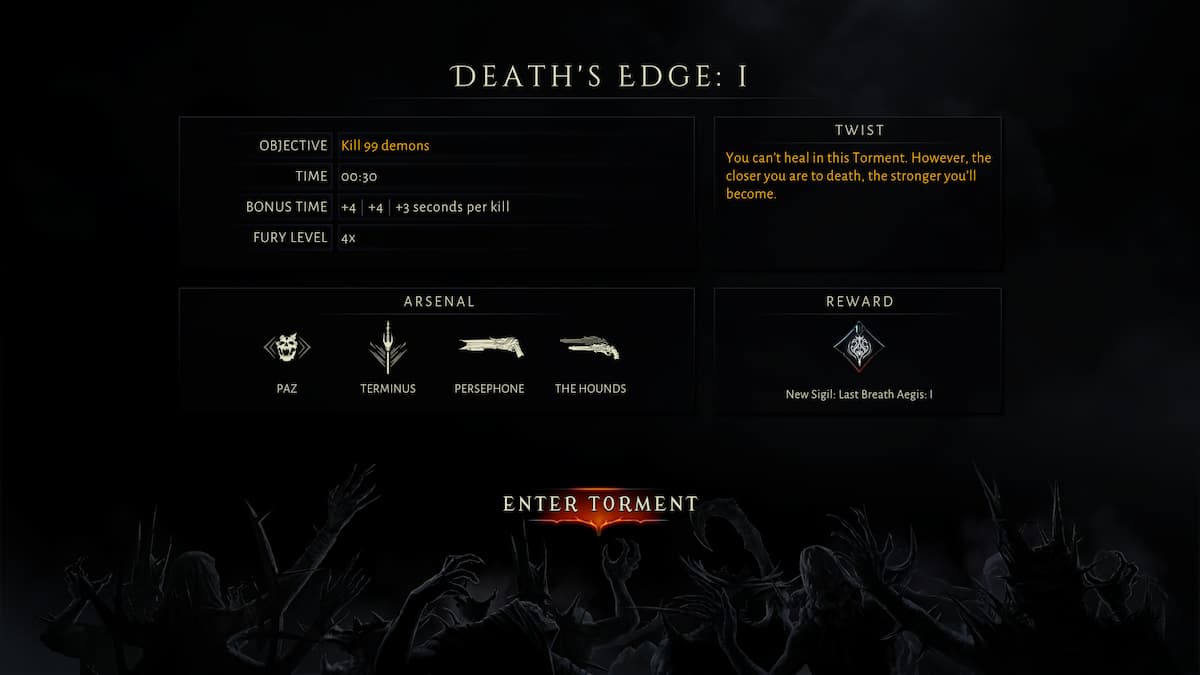 How to beat the Death's Edge torment in Metal: Hellsinger | Gamer ...