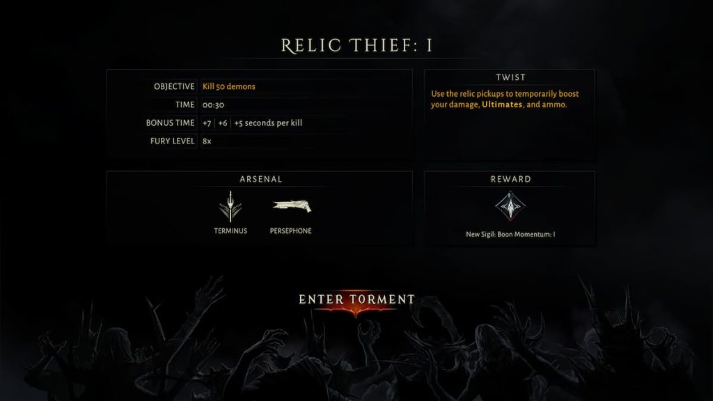 How to beat the Relic Thief torment in Metal: Hellsinger - Gamer Journalist