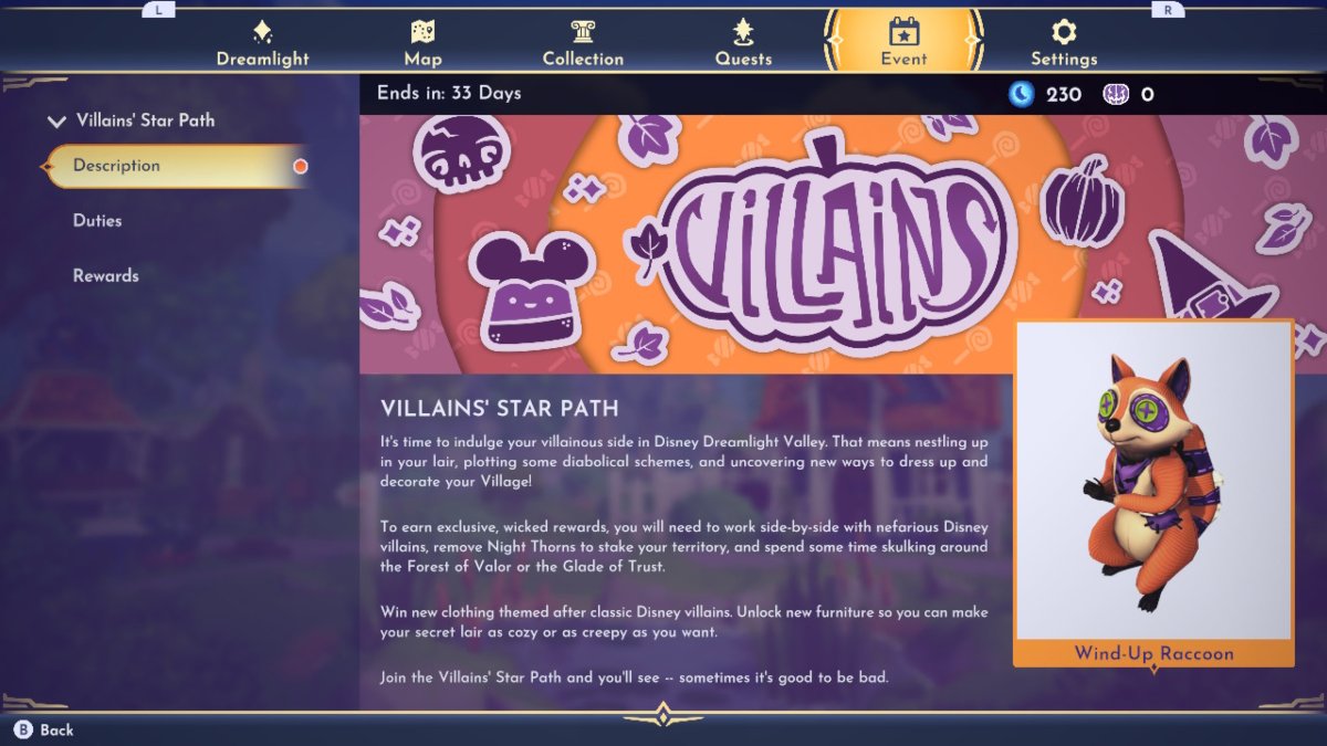 All New Star Path Rewards in Disney Dreamlight Valley Scar's Kingdom ...