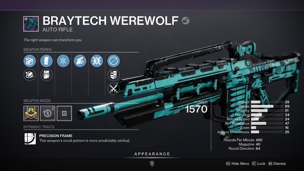 Destiny 2: Braytech Werewolf God Roll Guide (2022) | Gamer Journalist