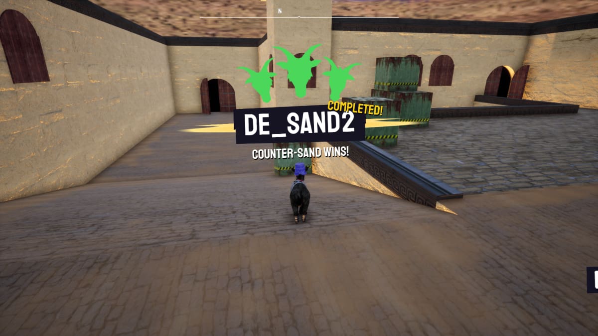 How to get and complete Counter-Strike Easter Egg In Goat Simulator 3