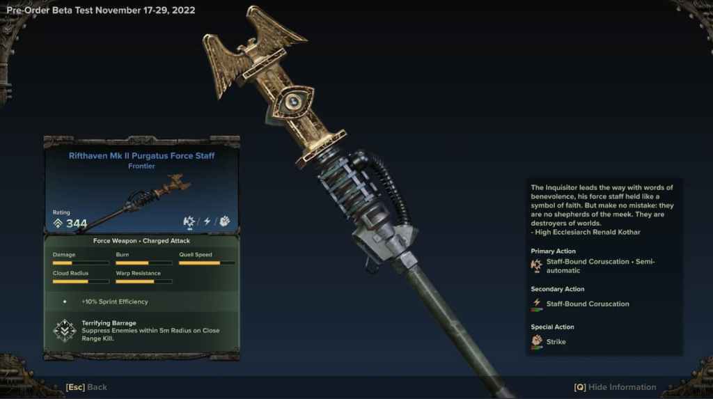 Best Psyker staff class build in Warhammer 40K: Darktide - Gamer Journalist