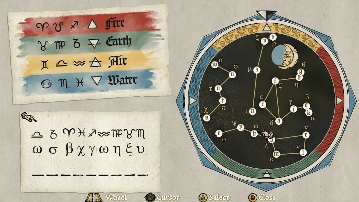 How to Solve the Astrology Cipher Puzzle in Pentiment | Gamer Journalist