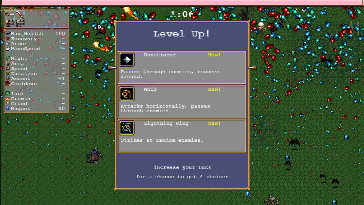 What does Luck do in Vampire Survivors? Answered. | Gamer Journalist