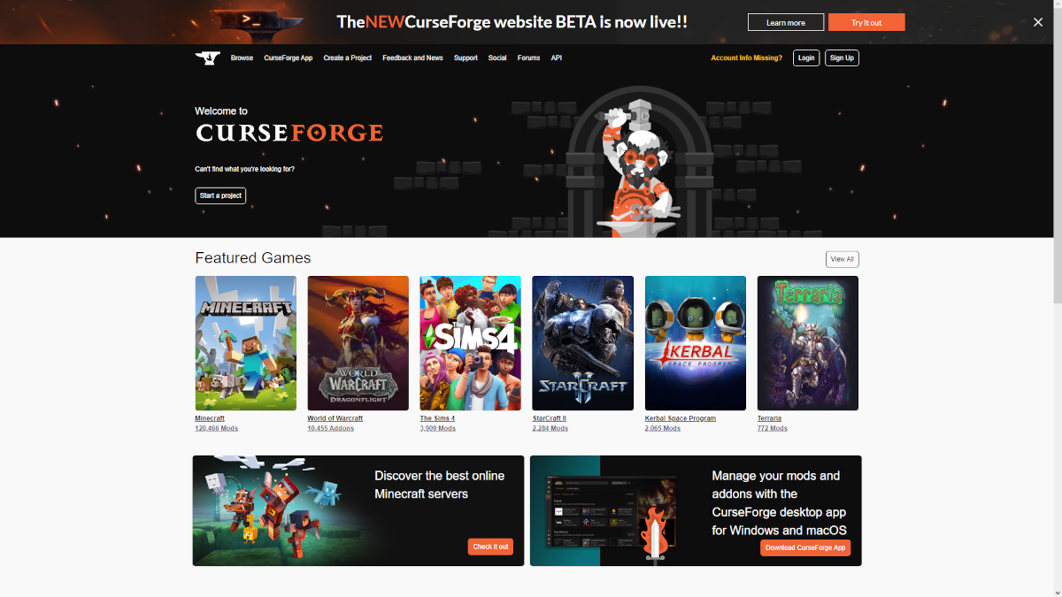 How to Fix Mod Site Curseforge Error Code 1020 Curseforge Access Denied ...