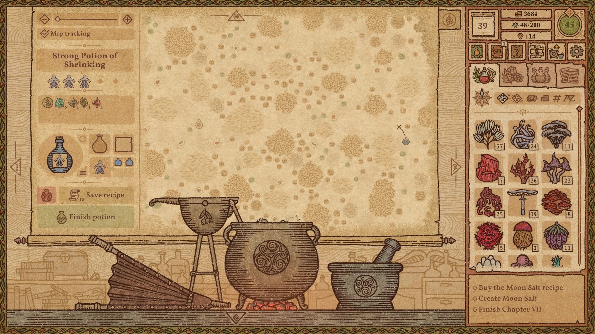 Potion Craft: How to Craft a Potion for Smaller and More Nimble | Gamer ...