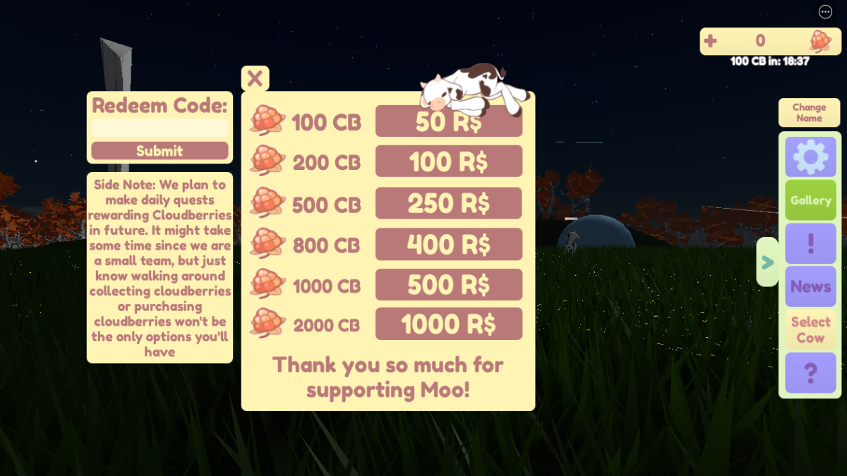 Roblox Moo Codes (January 2023) | Gamer Journalist