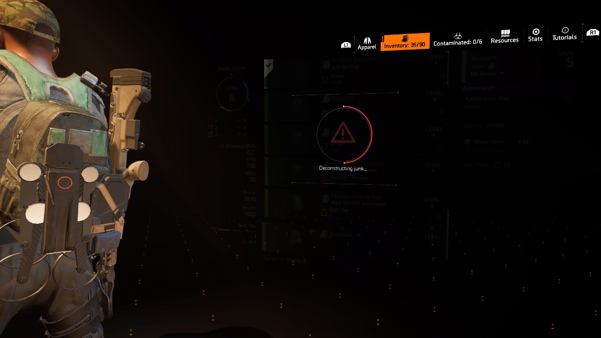 The Division 2 – Should You Deconstruct or Sell an Item? | Gamer Journalist