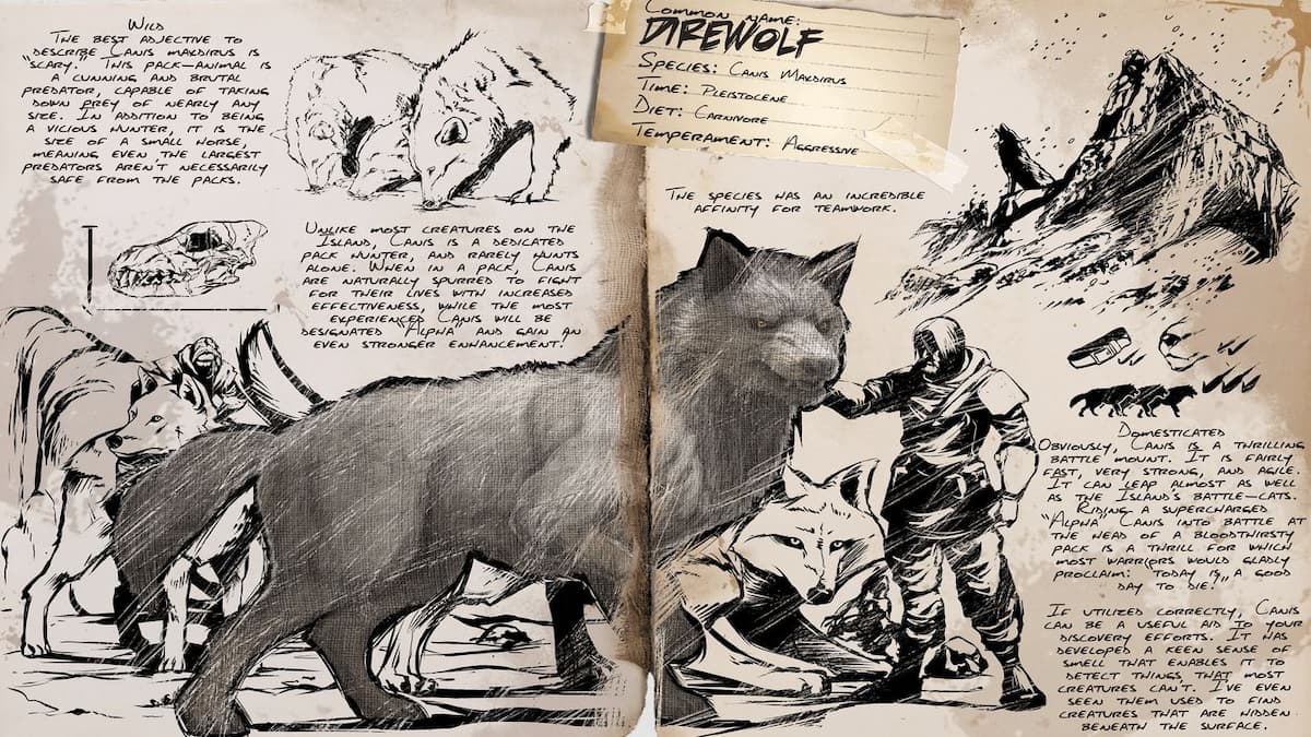 How to Tame a Dire Wolf in Ark Survival Evolved | Gamer Journalist