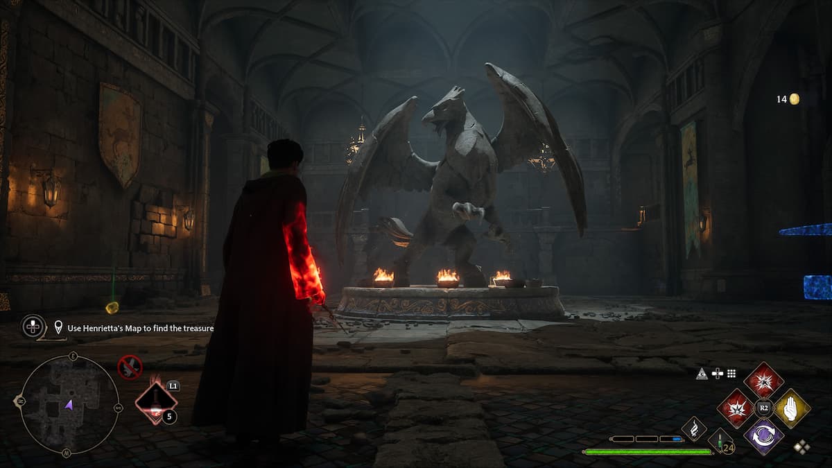 How to Use Henrietta's Map in Hogwarts Legacy - Treasure Guide