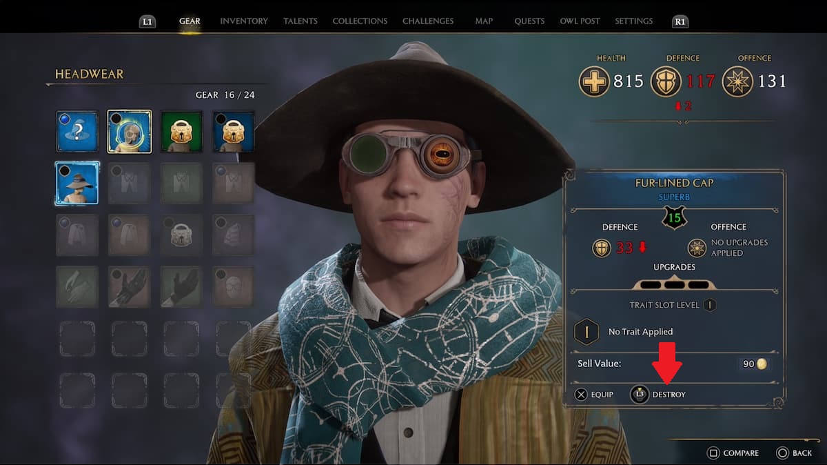 What to Do When Gears Slots Are Full in Hogwarts Legacy? | Gamer Journalist