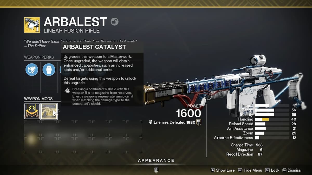 How to Get Arbalest Exotic Fusion Rifle and Catalyst in Destiny 2 | Gamer Journalist