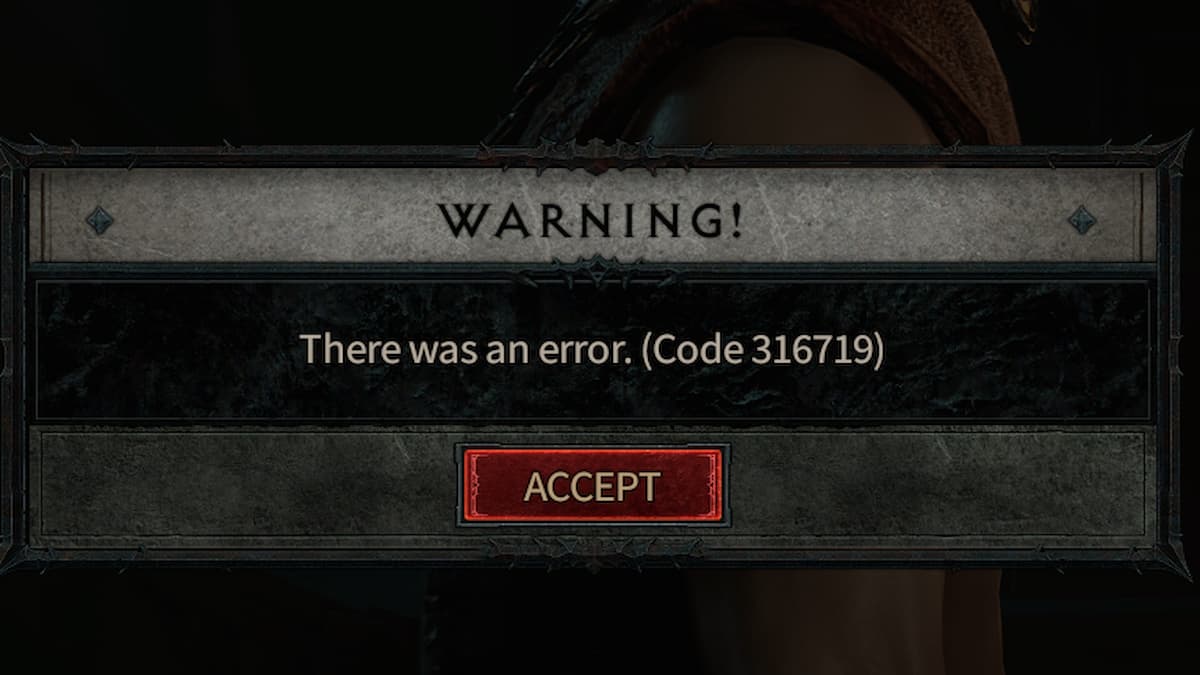 Can you Fix Error Code 316719 in Diablo 4 Beta? Explained - Gamer Journalist