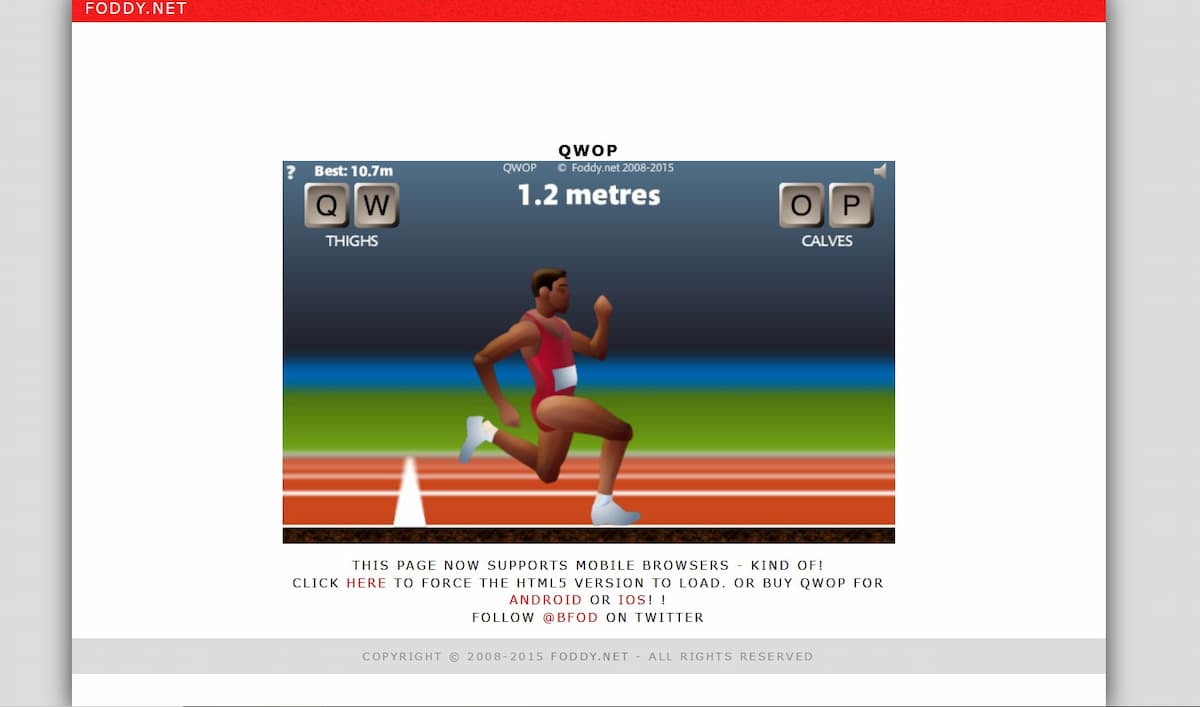 How to Easily Beat QWOP | Gamer Journalist
