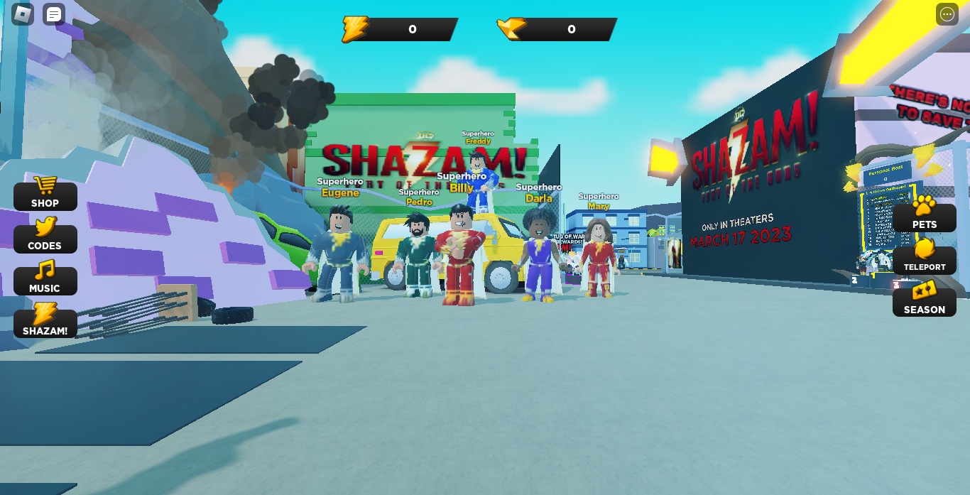 How to Get the Shazam! Items in Roblox's Strongman Simulator | Gamer ...