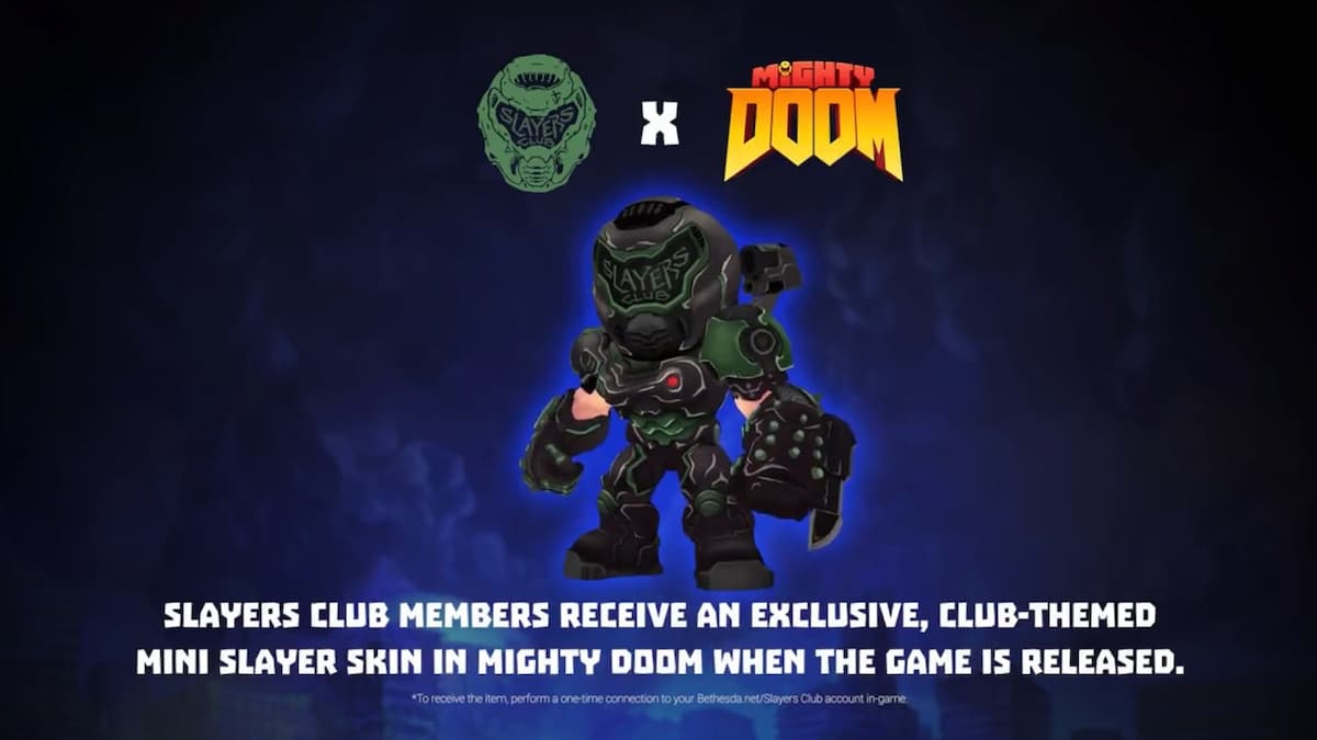How to get the Slayers Club Skin in Mighty Doom | Gamer Journalist
