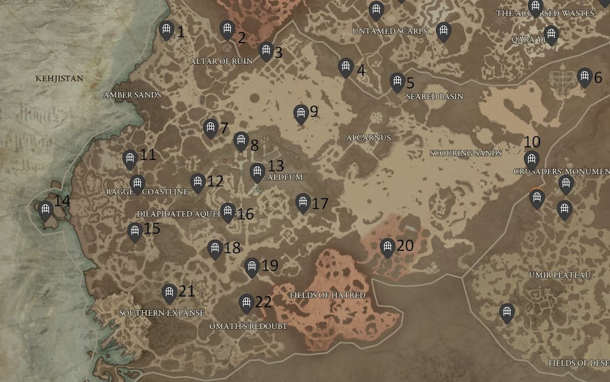 Where to Find All Diablo 4 Dungeons - Location Guide | Gamer Journalist