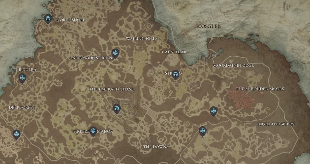 All Diablo 4 Waypoint Locations - How to Fast Travel | Gamer Journalist