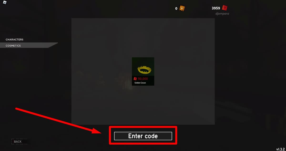 Dead by Roblox Codes